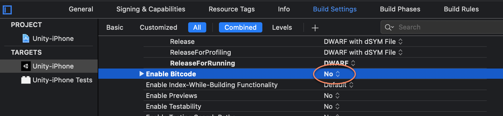 Ios 工程配置 — Easyar Sense Unity Plugin 420 文档